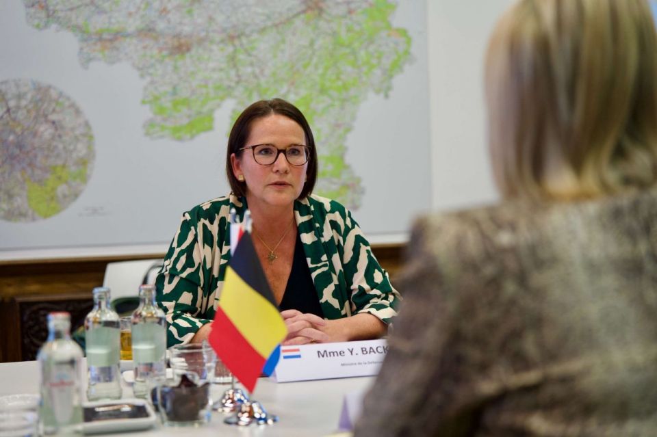 Yuriko Backes à Bruxelles - Ambassade du Luxembourg à Bruxelles