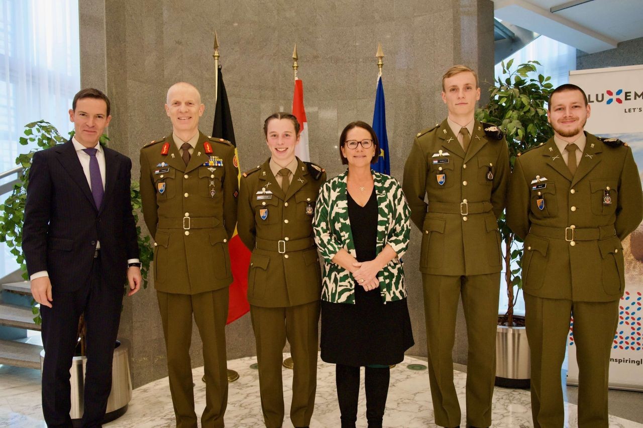 Yuriko Backes à Bruxelles - Ambassade du Luxembourg à Bruxelles